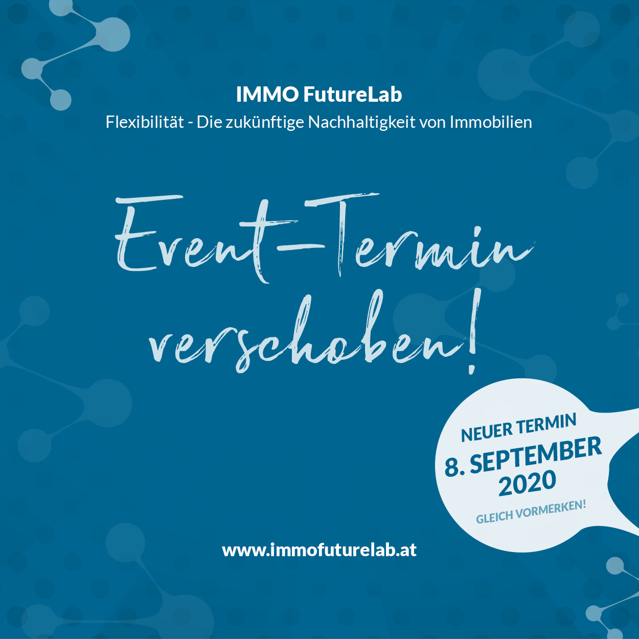 IMMO FutureLab 2020 - neuer Termin! - ÖGNI