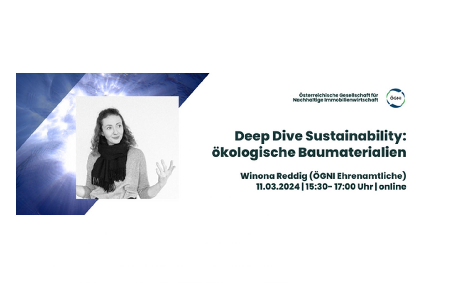 Deep Dive Sustainability: Ökologische Baumaterialien - ÖGNI